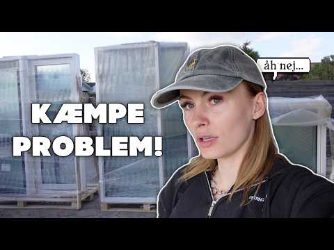 VORES VINDUER ER FORSINKEDE! *hus renovering pt 14*