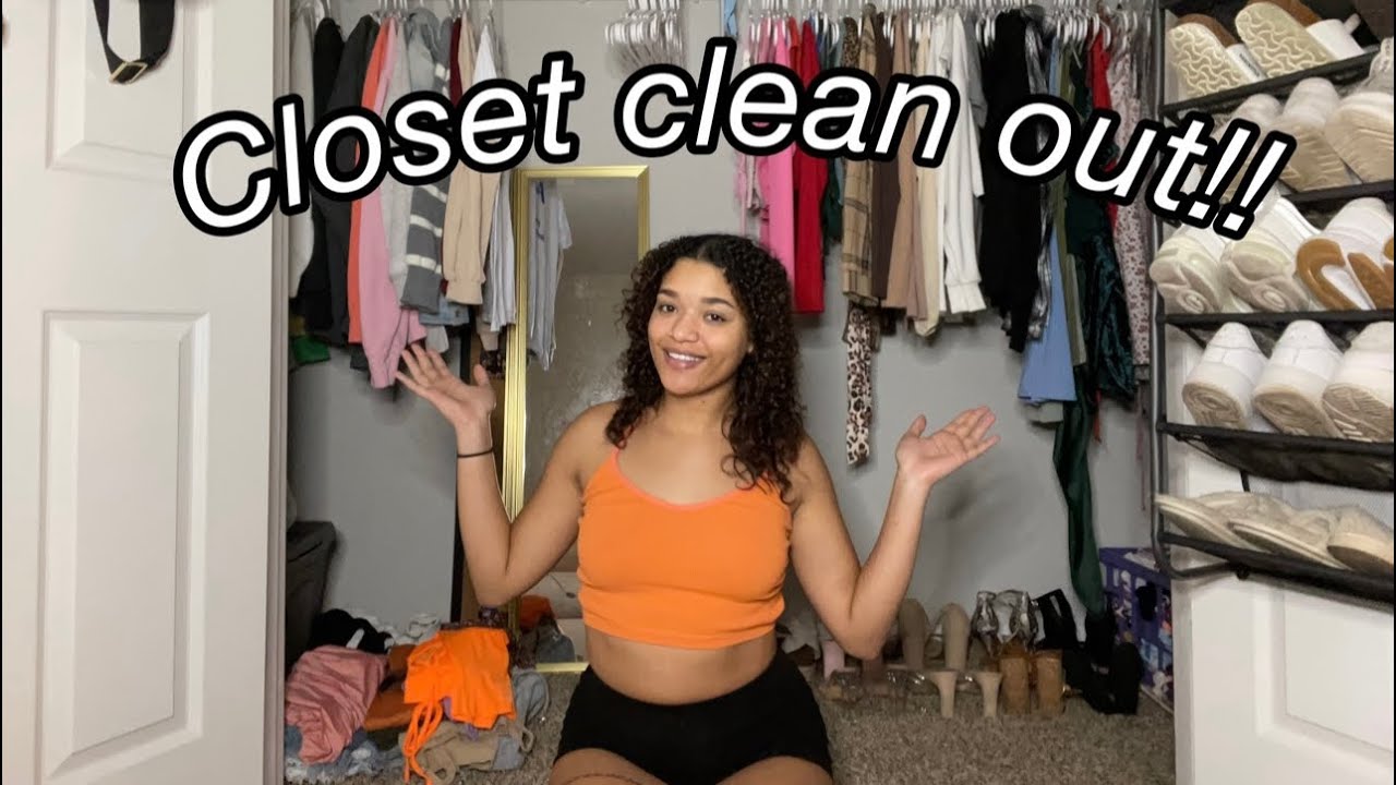Clean out my closet with me: organizing, things I’m getting rid of ...