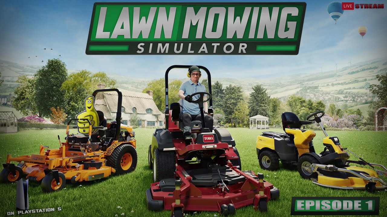 Lawn Mowing Simulator: Mowin' Mondays Episode 1 (On PS5) - HTG - YouTube