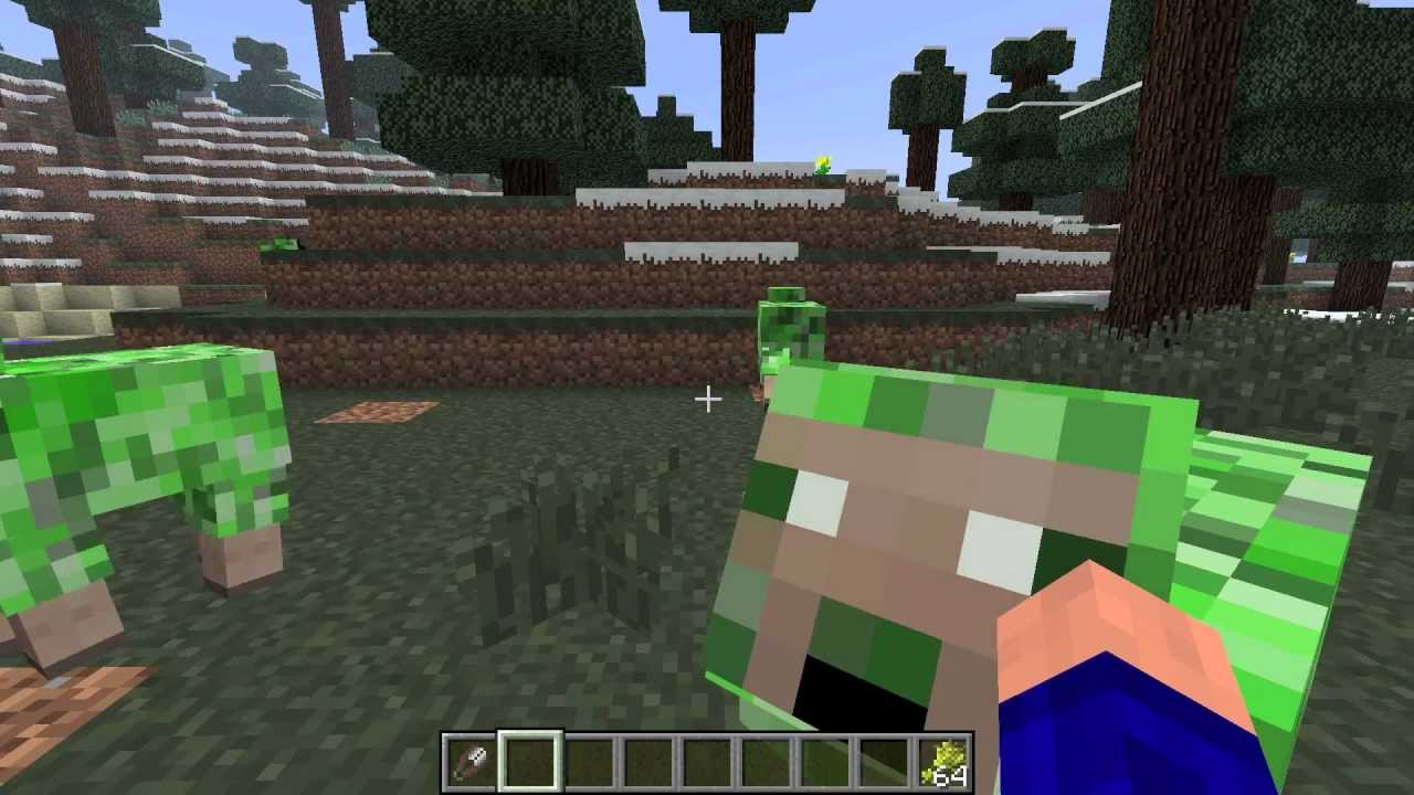 Minecraft 1.2.5 - Sheepers Mod Review - Creeper + Sheep = BOOM ...