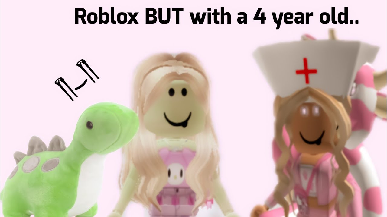 Playing Roblox with my 4 year old sister! ☁️ - YouTube