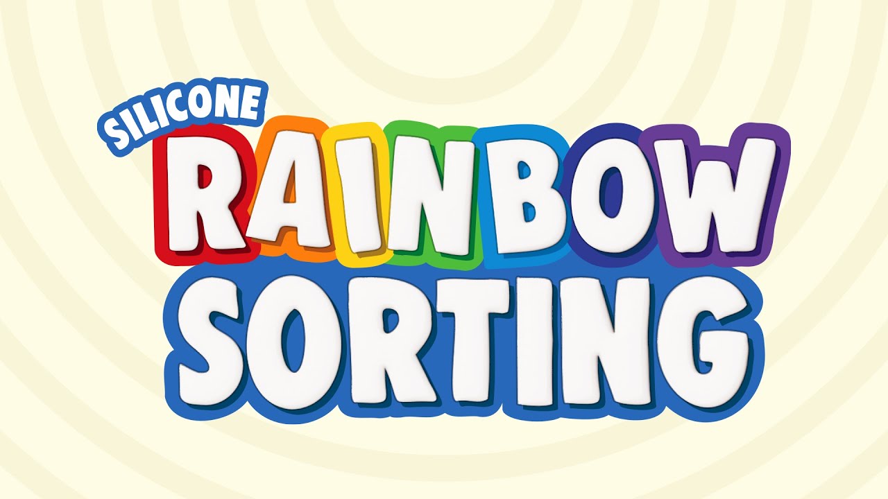 Silicone Rainbow Sorting | Preschool Learning Toy | Ages 3-6 ...