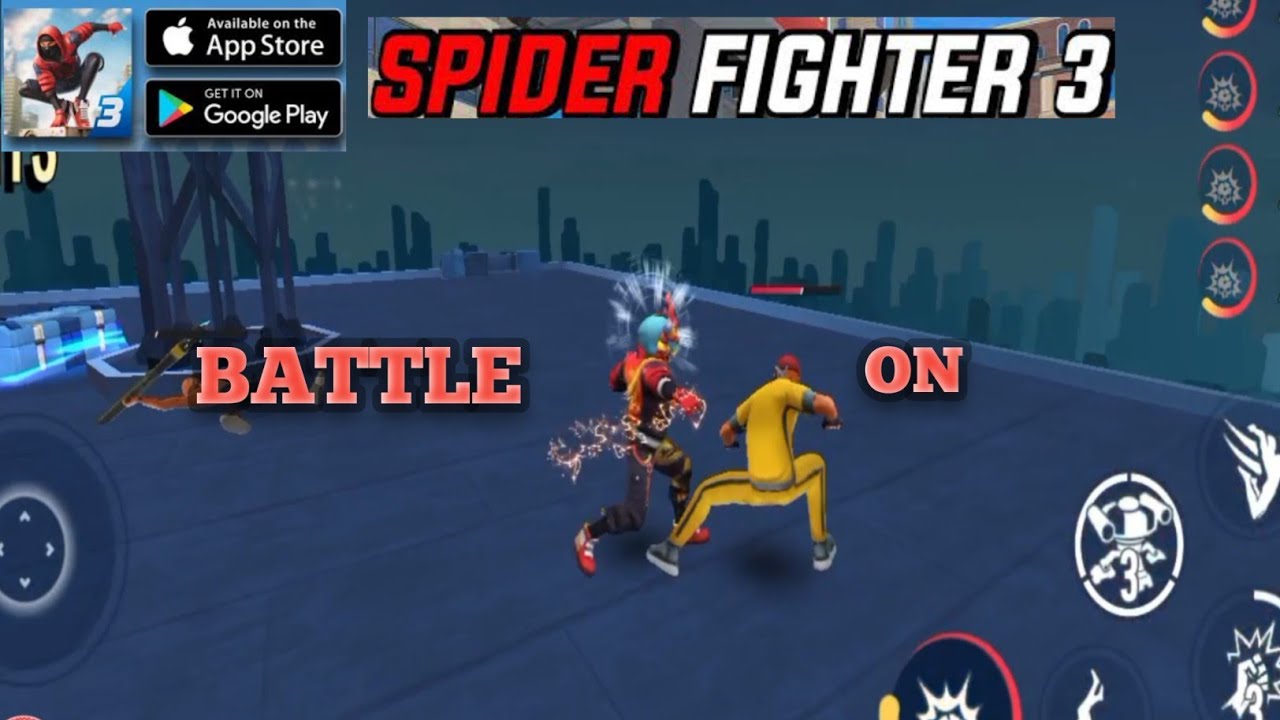 Spider Fighter 3 || Walkthrough || Day & Night Mode Battle || Android ...