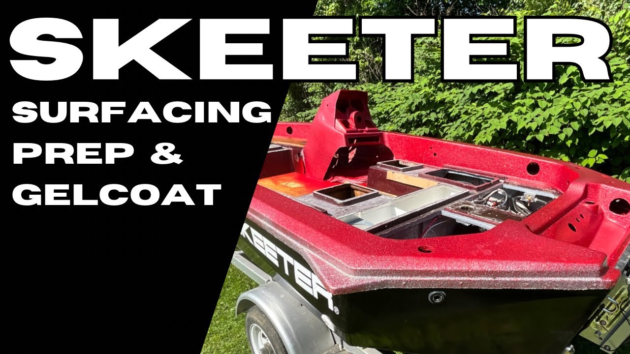 1978 Skeeter Bass Boat Restoration: Surfacing the Hull & Spraying ...