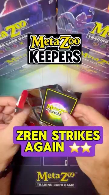 Zren cracks another MetaZoo Base Set pack and yep, it’s another 2⭐ # ...