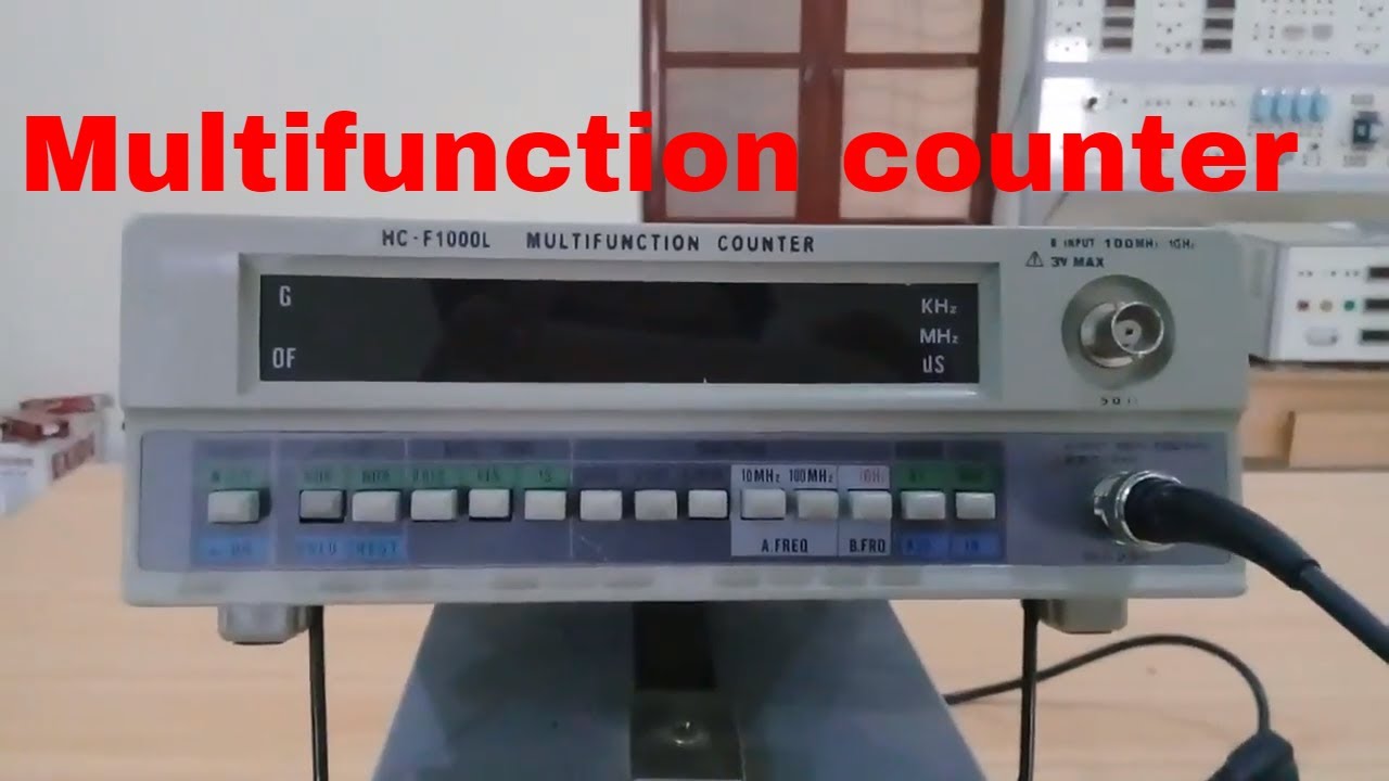 Multifunction counter - YouTube