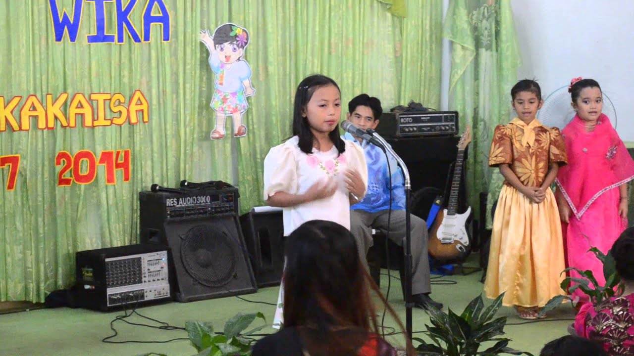 Wikang Pambansa Tula. Buwan ng Wika. TJCCOT, Grade 3 Level, 2 - YouTube