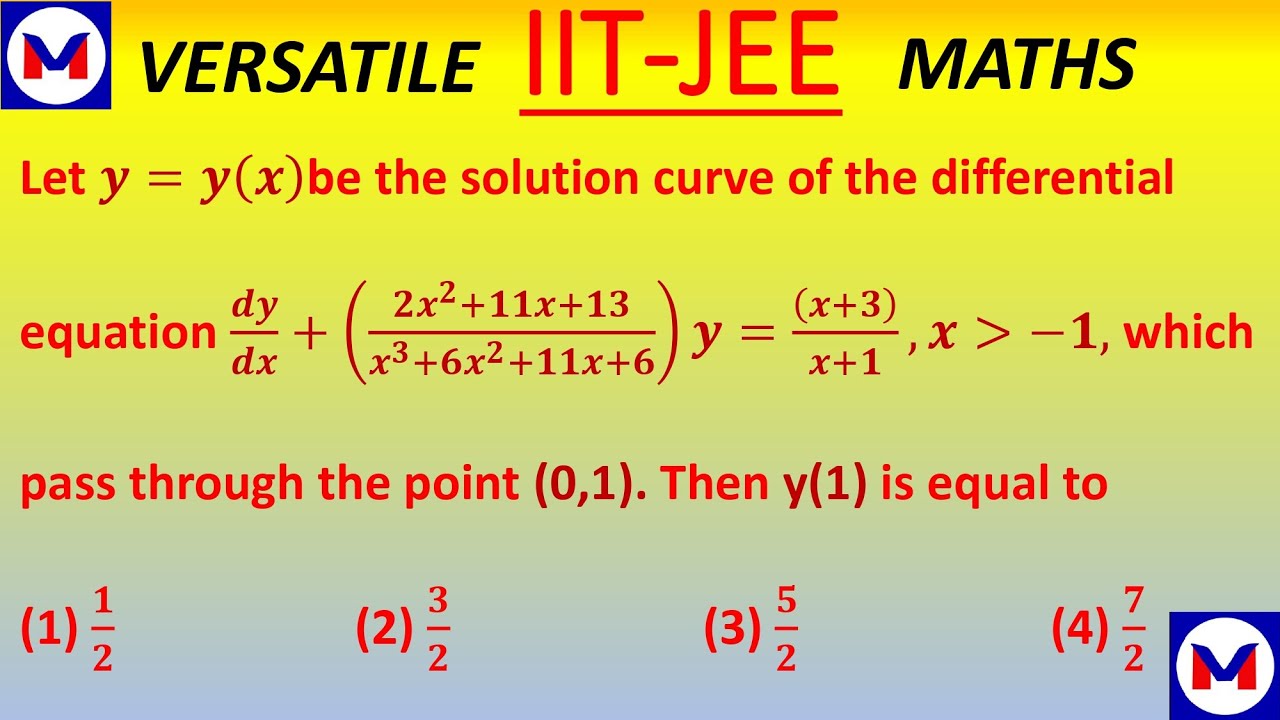 IIT-JEE MAIN/ADVANCED 2025-ALLEN LEADER TEST SERIES LINEAR DIFFERENTIAL ...