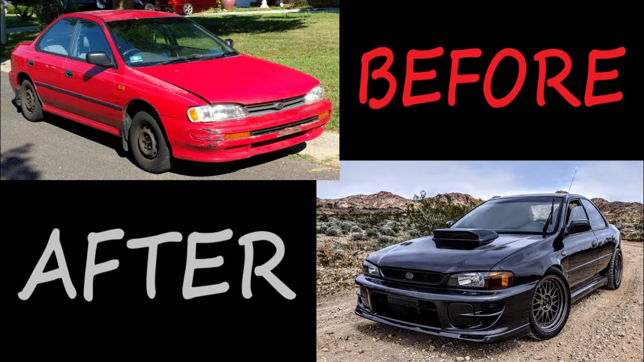 Subaru Impreza GC STI Transformation Project: "Ben Button" - YouTube
