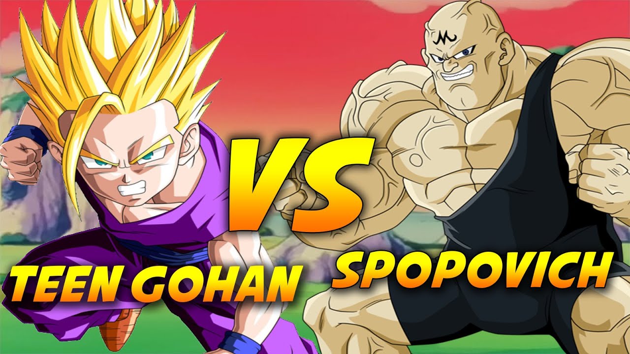 Dragon Ball Z: What If Battle Teen Gohan Vs Spopovich (Remake) - YouTube