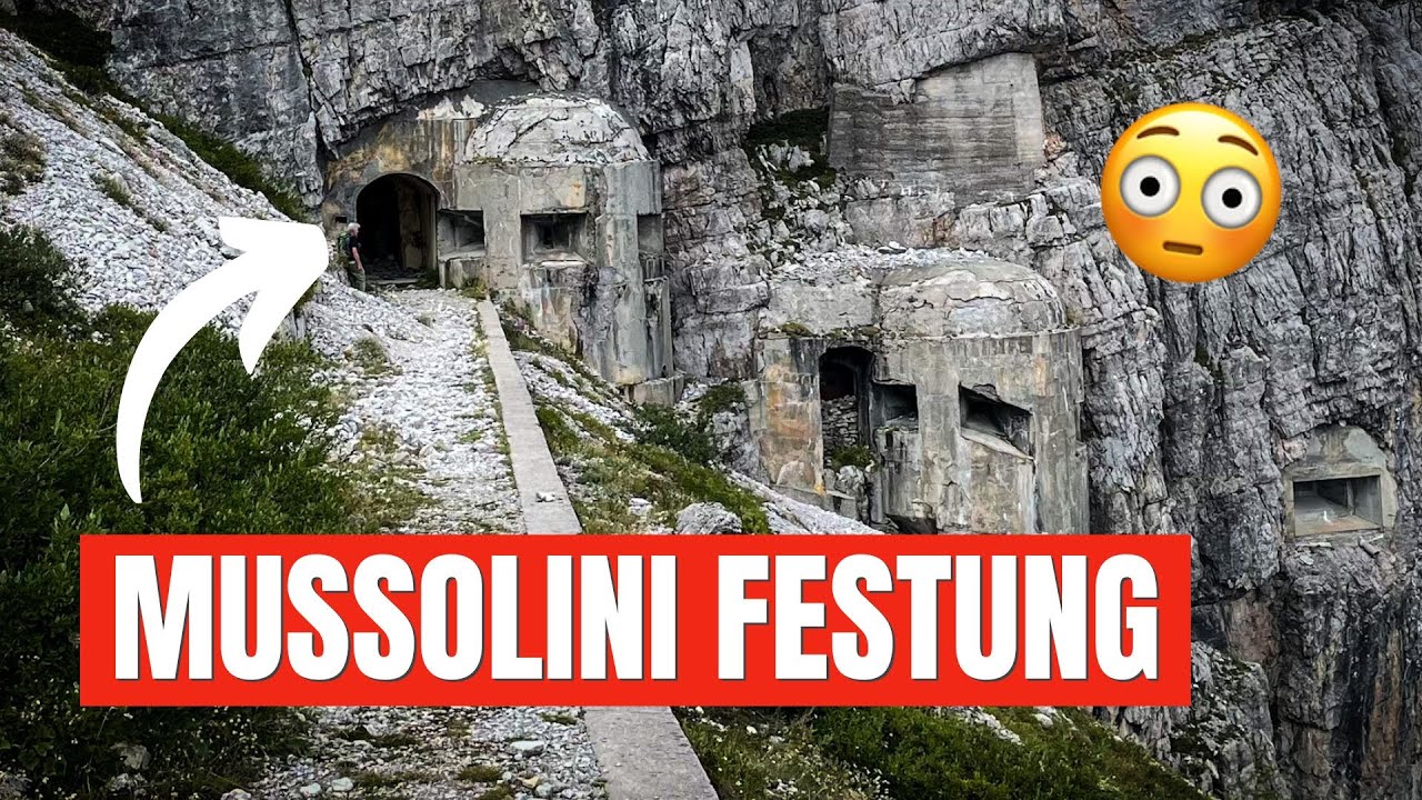 Vallo Alpino: Wir steigen in einen gigantischen Bunker - Dolomiten ...