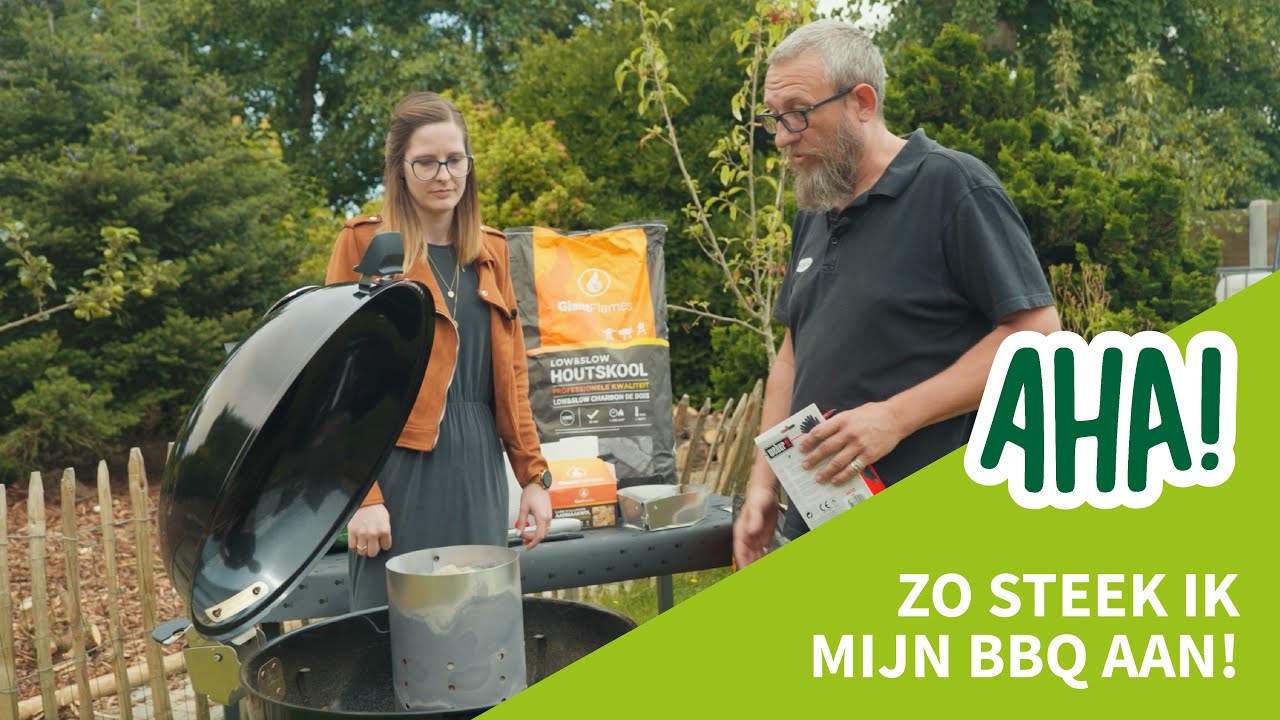 AHA! | Zo steek ik mijn barbecue aan! - YouTube