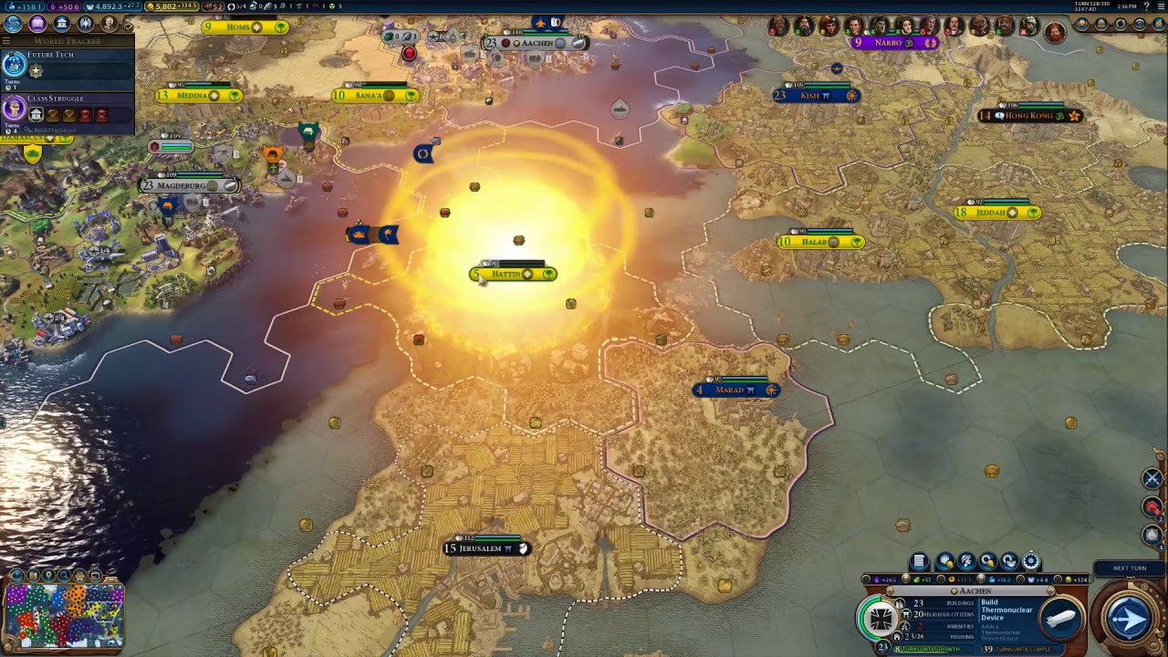 Civilization 6 - How to build nukes - YouTube