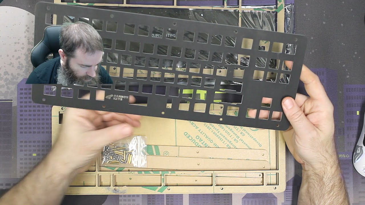 Stacked TKL unboxing Mechanical Keyboard Kit from Cannon Keys. - YouTube