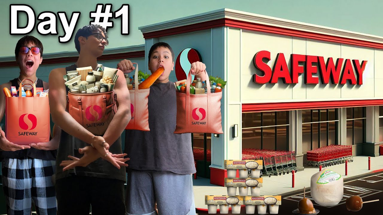 Rating Every Item From Safeway (Day 1) - YouTube