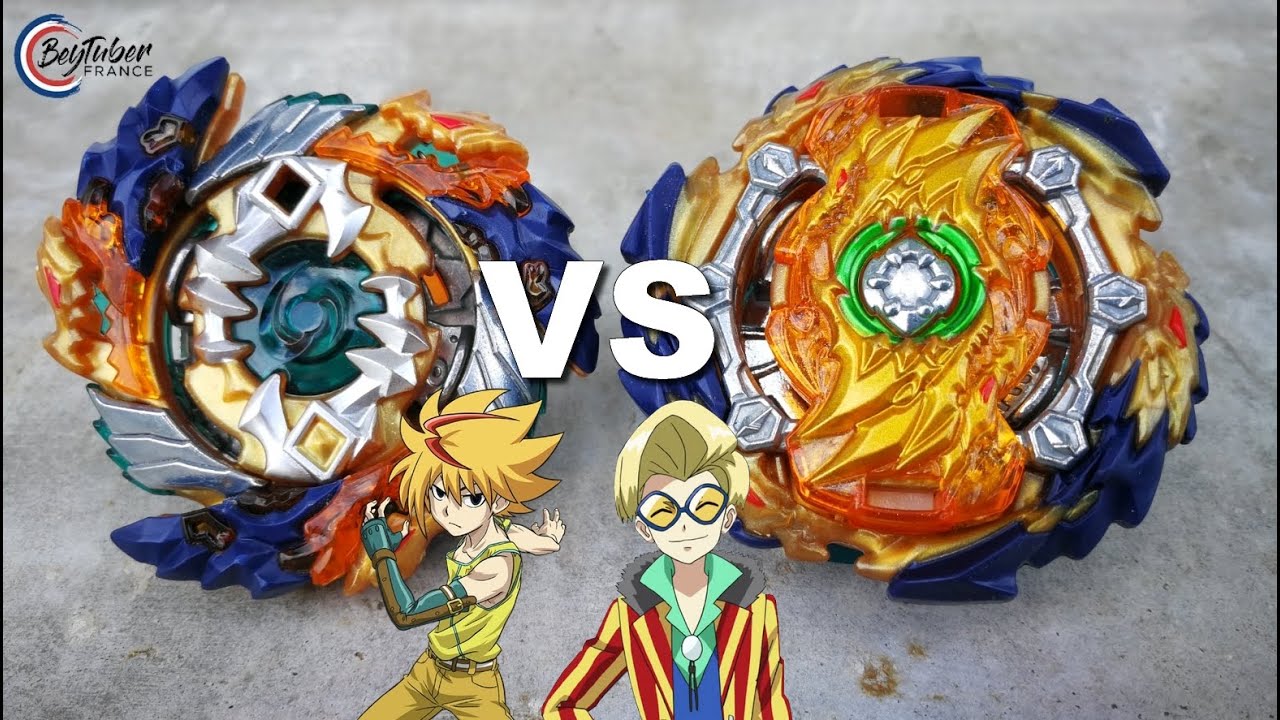 Beyblade Burst Battle : GEIST FAFNIR 8'.Ab vs WIZARD FAFNIR Rt.Rs - YouTube