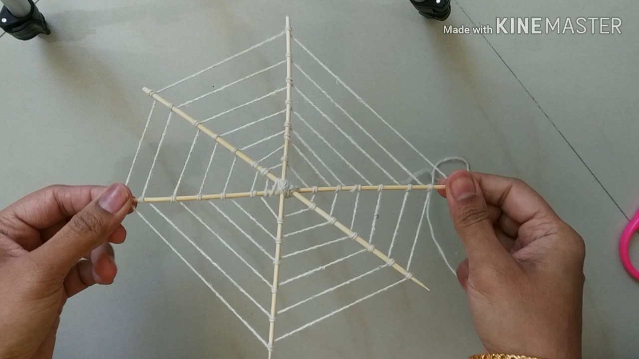 SPIDER WEB CRAFT - YouTube