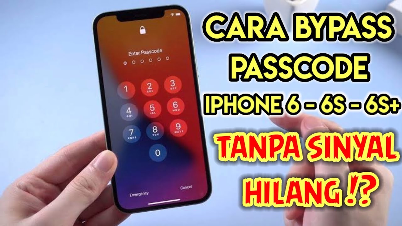 Cara Terbaru‼️ Bypass Passcode iPhone 6 6s 6s plus | Bisa Signal Via ...