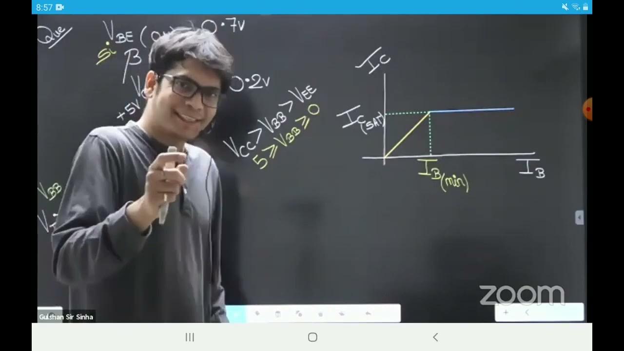 Analog electronic + Digital electronics NOT GATE using BJT #lecture ...