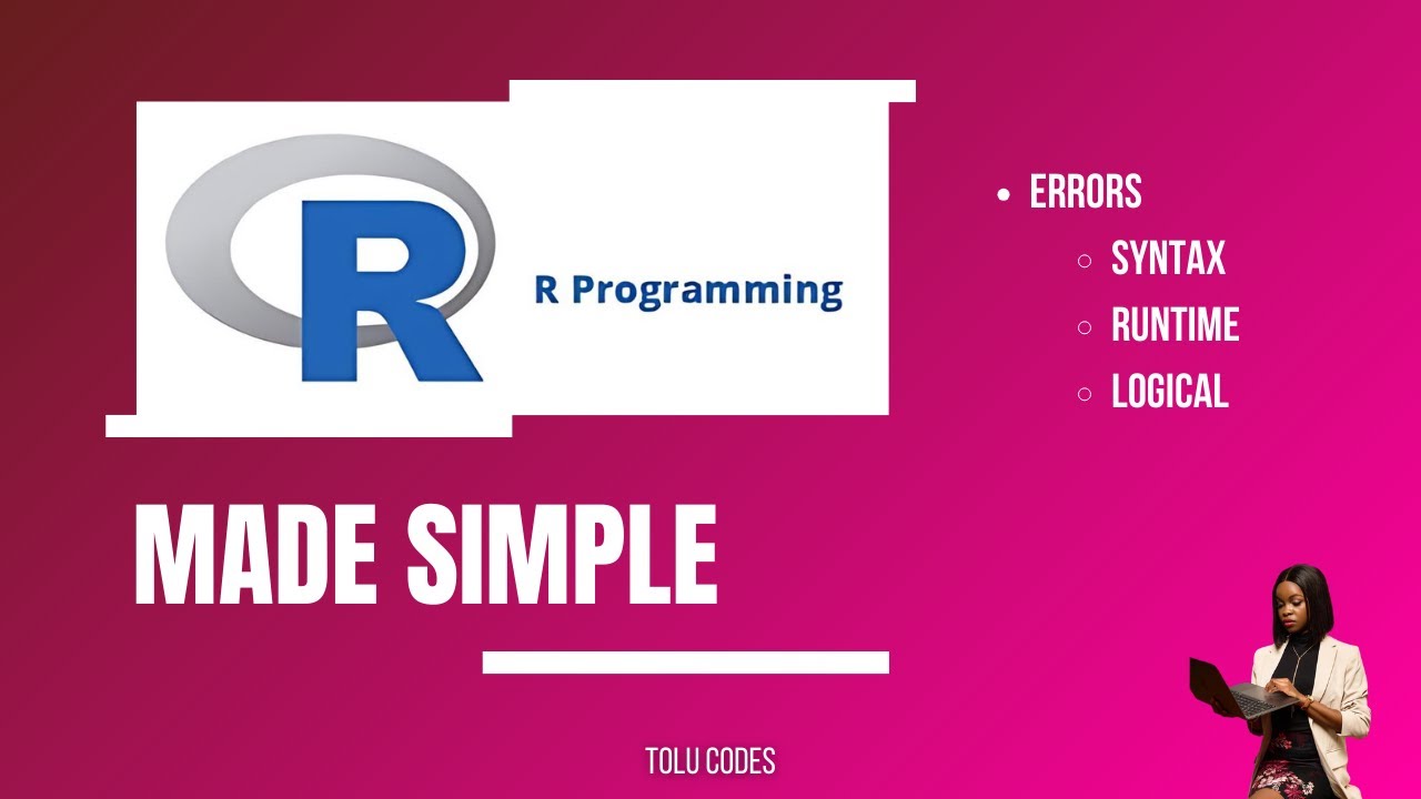 ERRORS IN R PROGRAMMING LANGUAGE | RStudio - YouTube