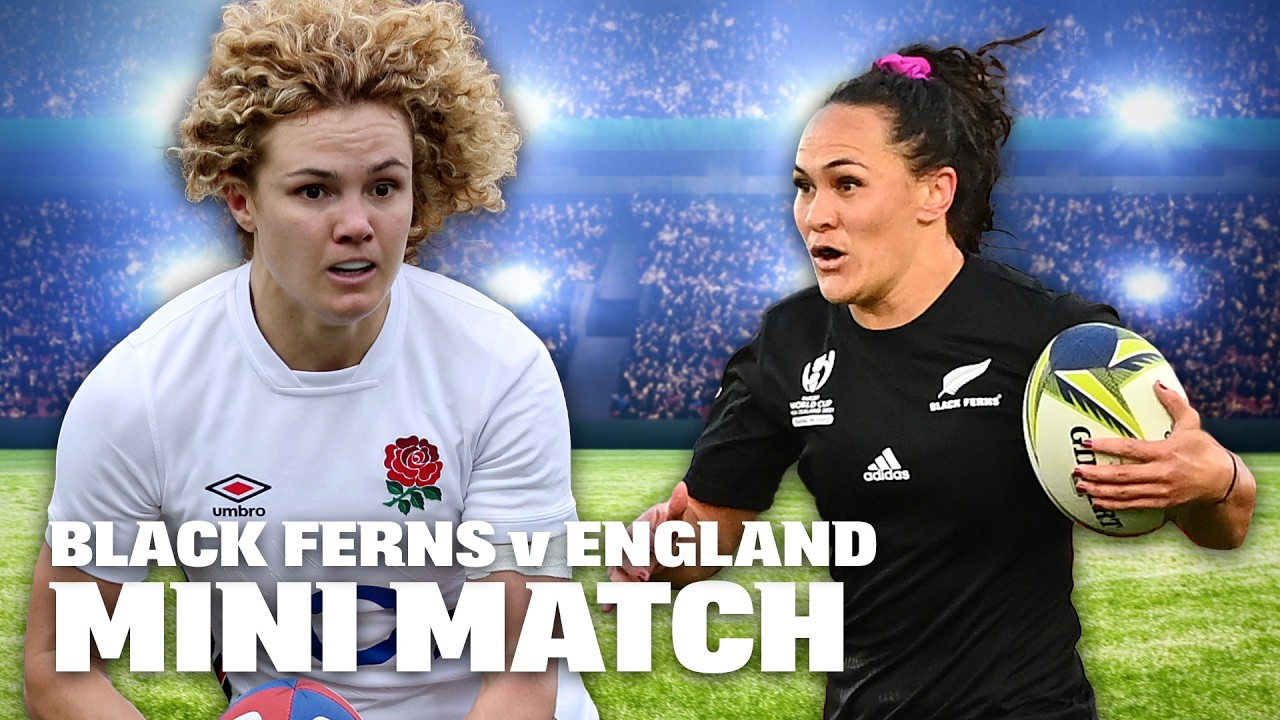 Black Ferns vs England 2021 Auckland MINI MATCH: INSANE Rugby World Cup ...