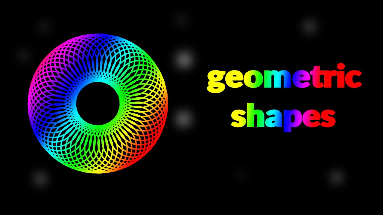 geometric shapes #Photoshop - YouTube