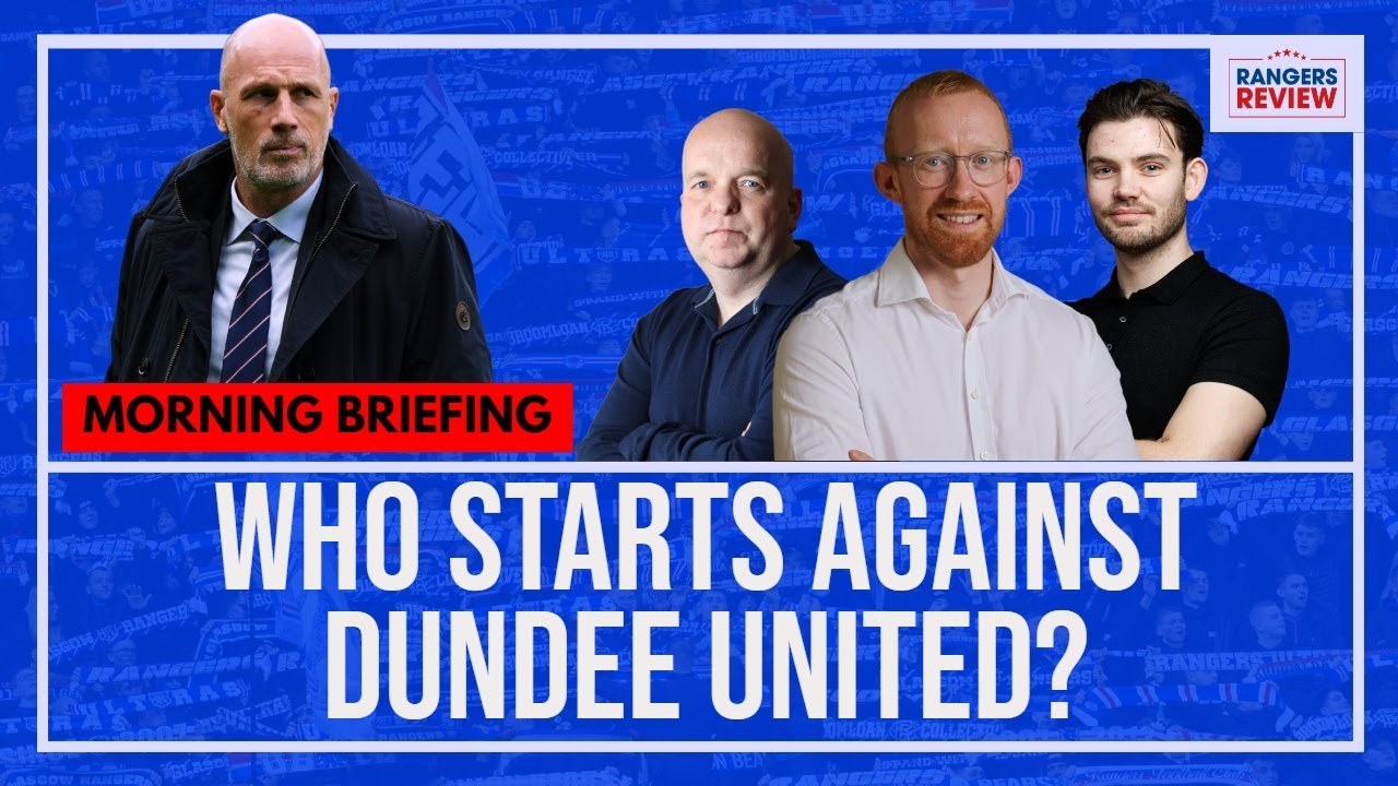 Copland Rd Stand boost | Who starts against Dundee United? - YouTube
