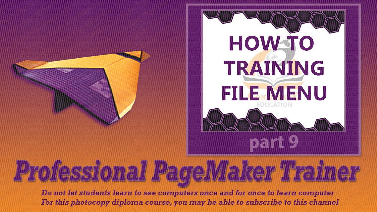 PageMaker training part 9 / pagemaker tutorial / PageMaker 7.0 2020 ...