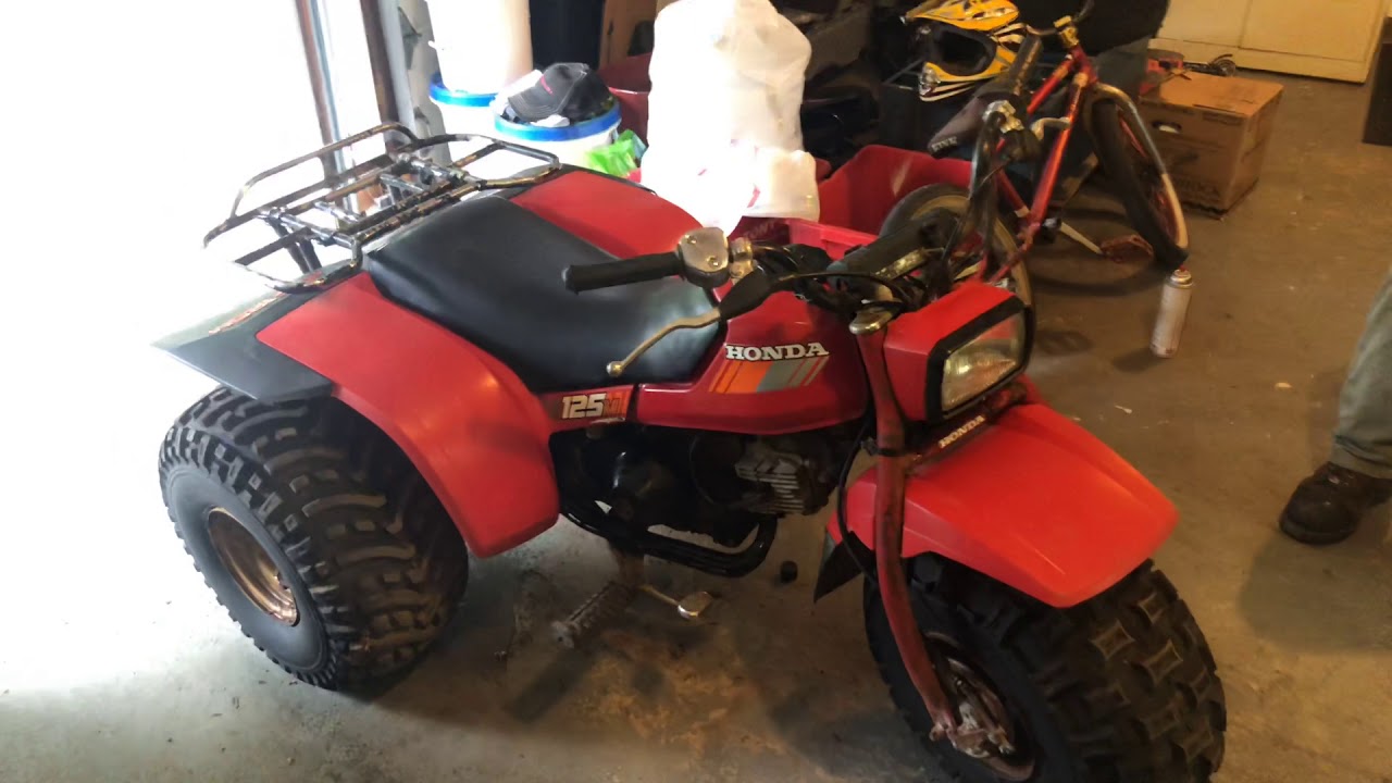 1985 Honda ATC 125M First Start After 15 Years!! - YouTube