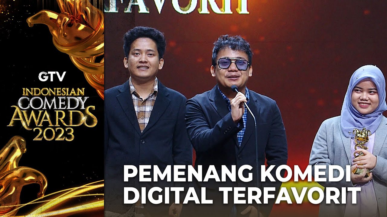 Konten Komedi Digital Terfavorit | INDONESIAN COMEDY AWARDS 2023 - YouTube