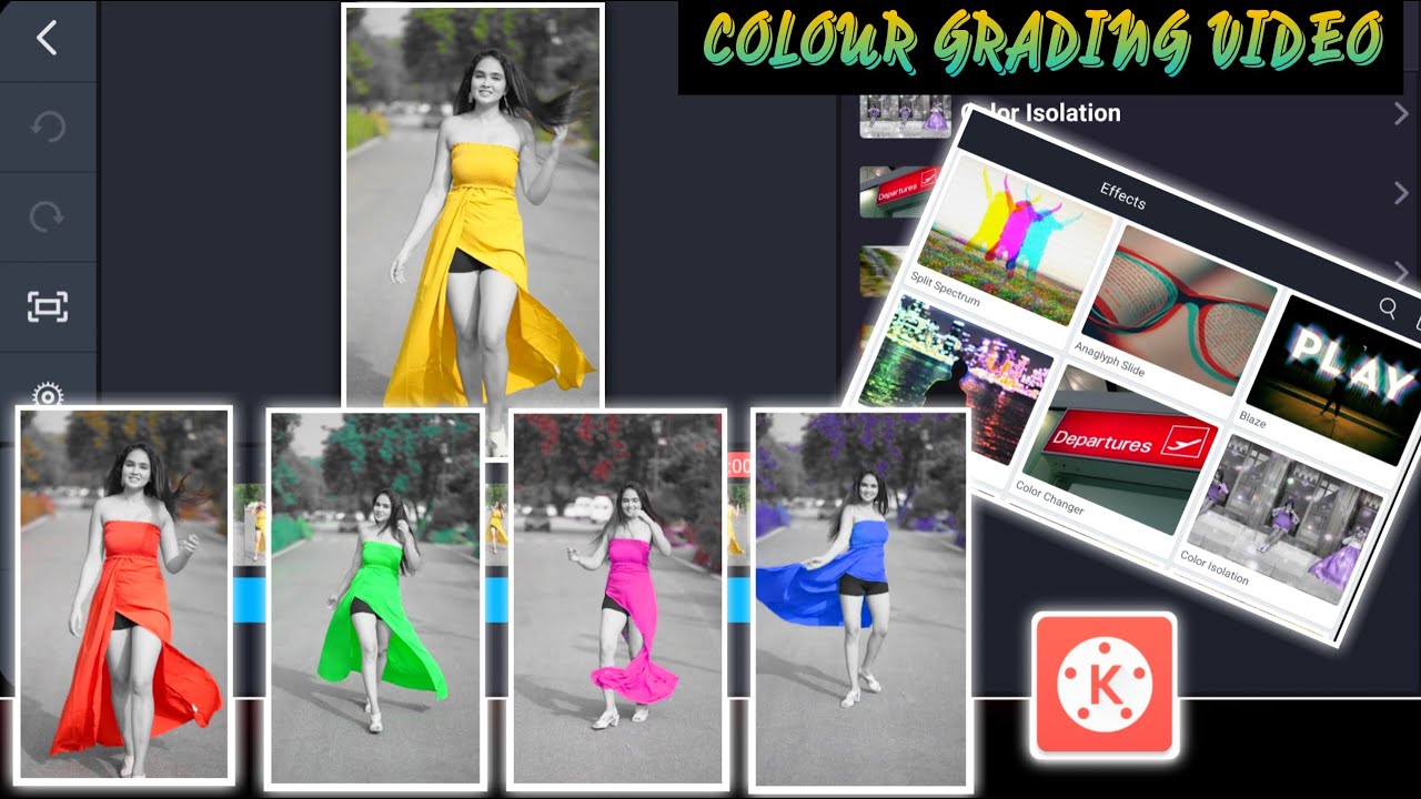 1 Click & Yellow Color Grading || Color Grading Video Editing in ...