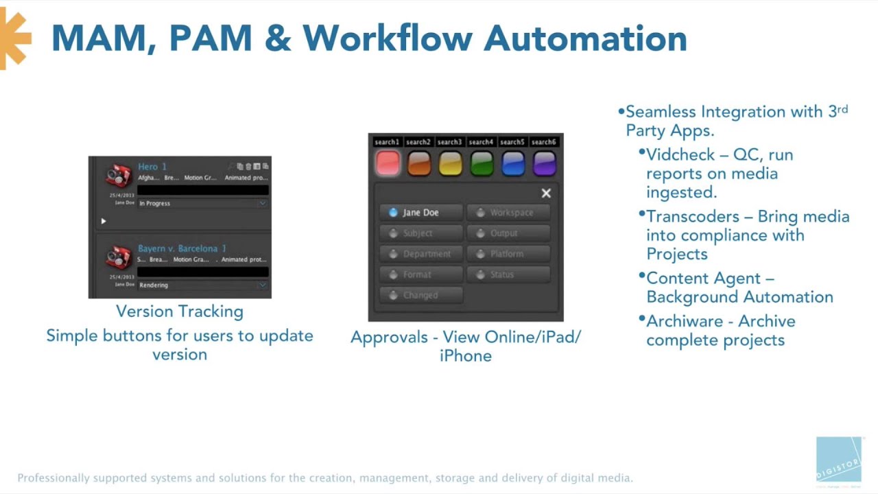 NAB Blab 2014: 2) MAM, PAM & Workflow Automation - YouTube