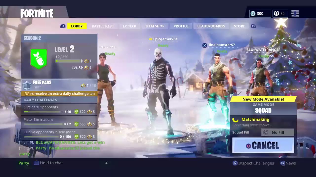 Fortnight with blue - YouTube