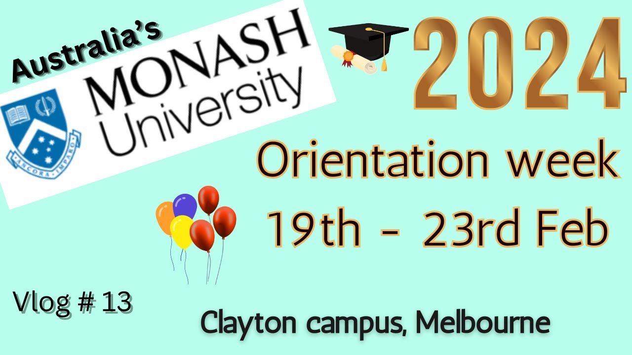 Monash University, Melbourne/Orientation Day 2024 [Vlog#13]Urdu vlogs ...
