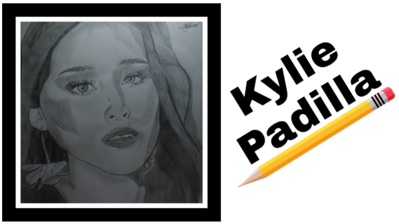 PENCIL DRAWING KYLIE PADILLA (1Minute Drawing Presentation #4) | POPOL ...