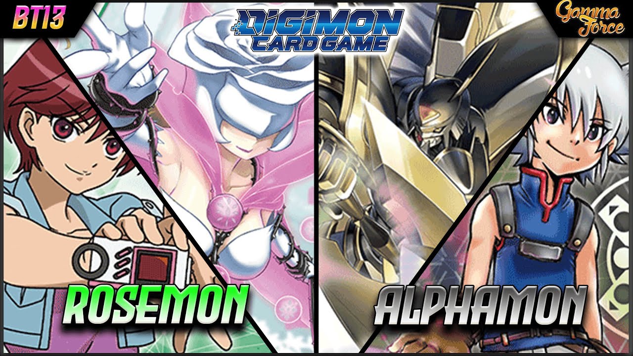 ROSEMON vs ALPHAMON | BT13 | Digimon TCG - YouTube