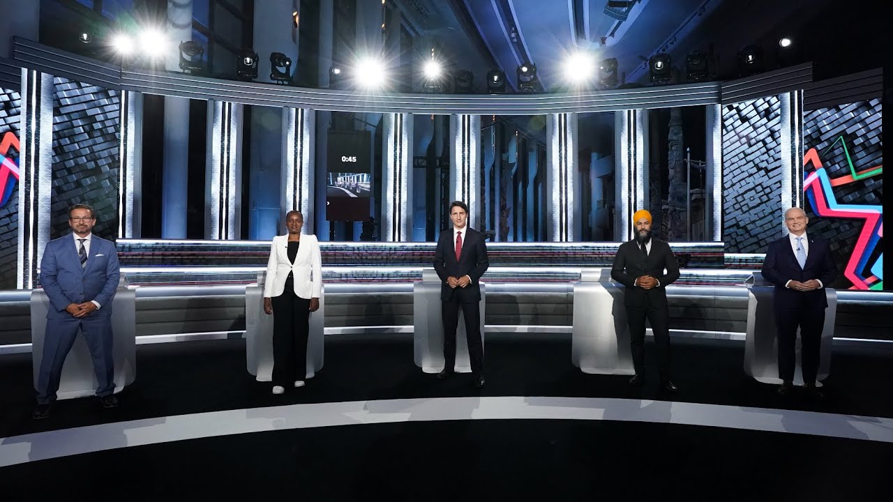 2021 English federal leaders' debate highlights - YouTube