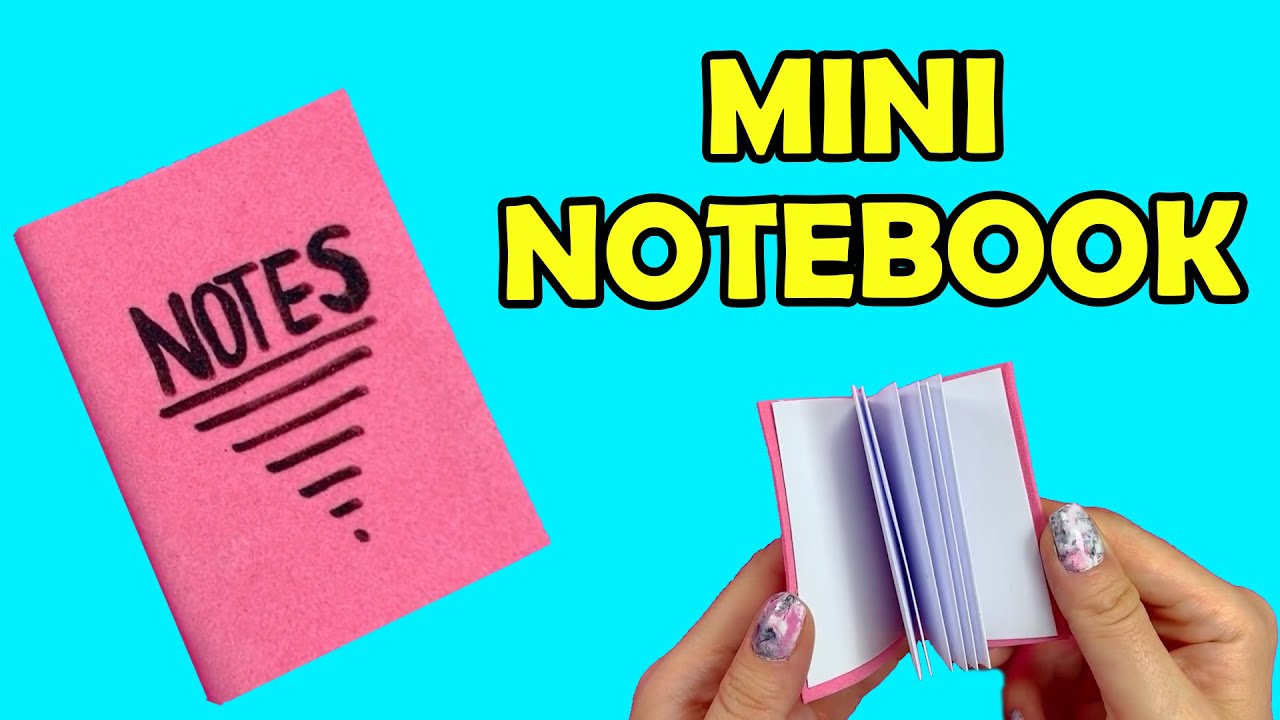 DIY MINI NOTEBOOK IDEA - AMAZING PAPER CRAFTS - YouTube