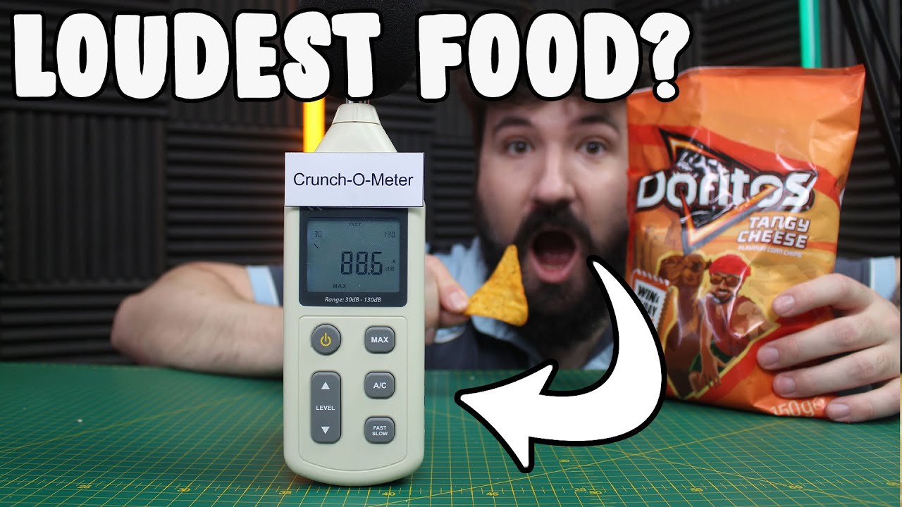 What is the loudest food in the world? (Official Test) - YouTube