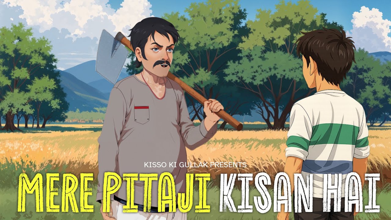 Mere Pitaji Kisan hai | hindi Anime kahaniya moral stories - YouTube