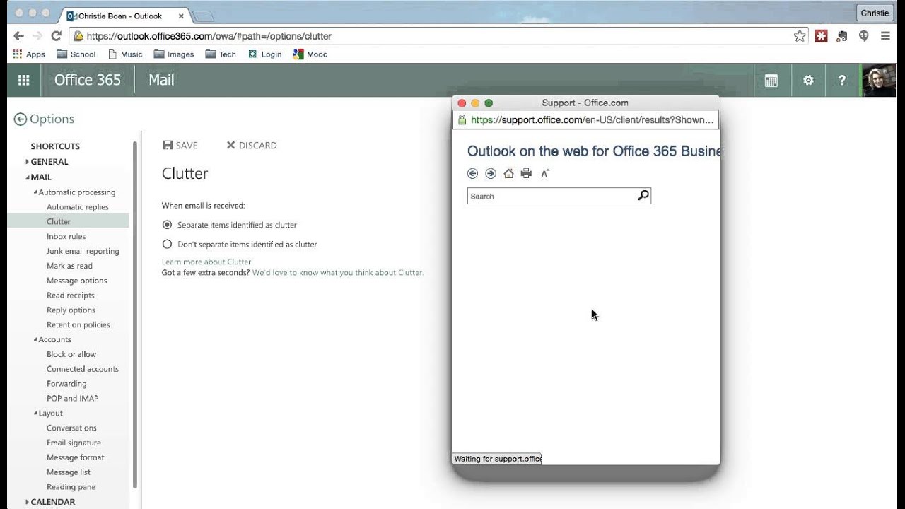 Clutter in Outlook - YouTube