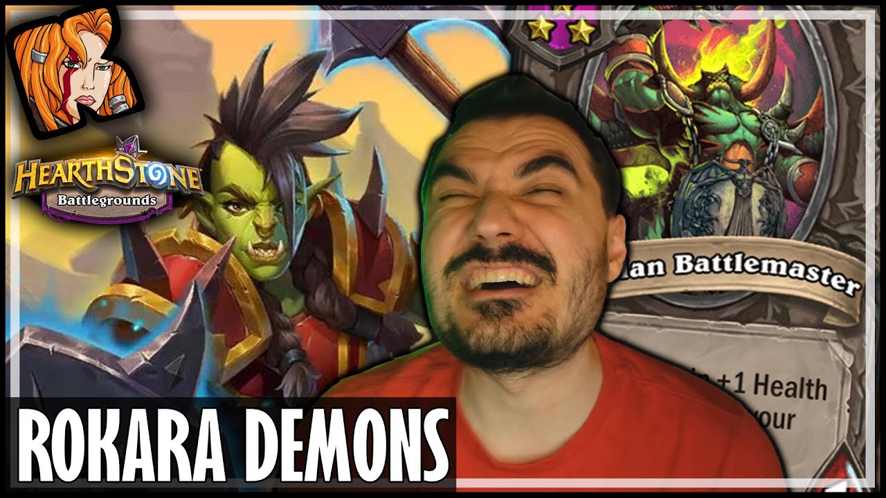 ROKARA DEMONS IS PRETTY GOOD! - Hearthstone Battlegrounds - YouTube