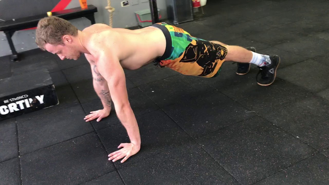 Scap push up - YouTube