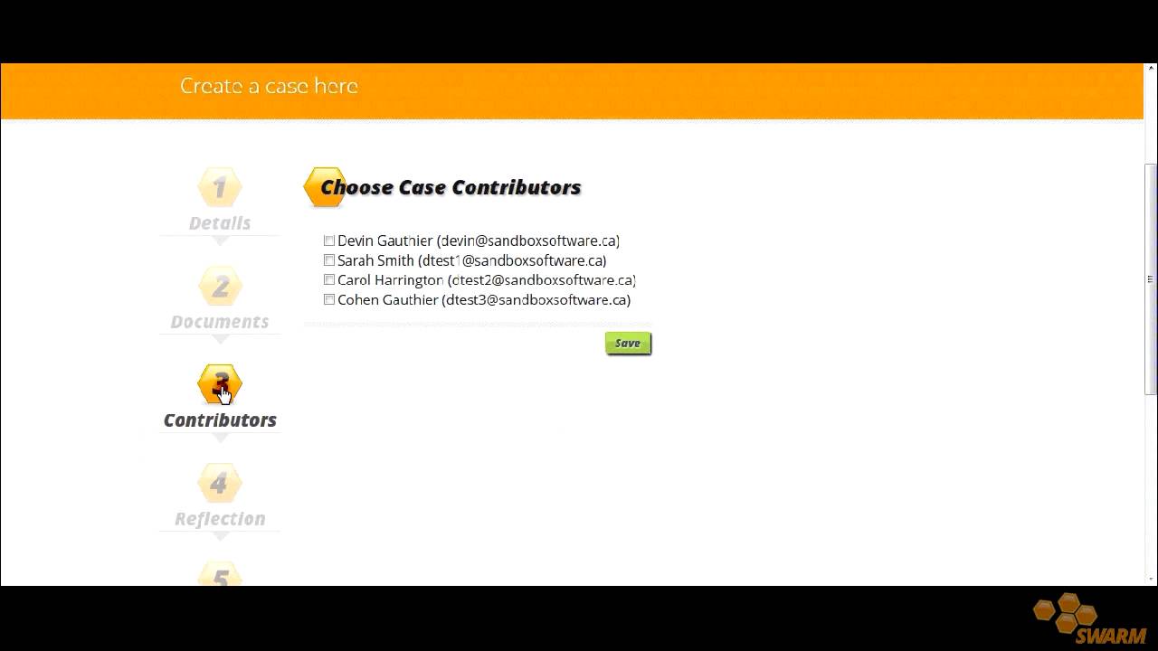 Case Swarm Demonstration Videos - Setting Up A Case as a Case Author ...