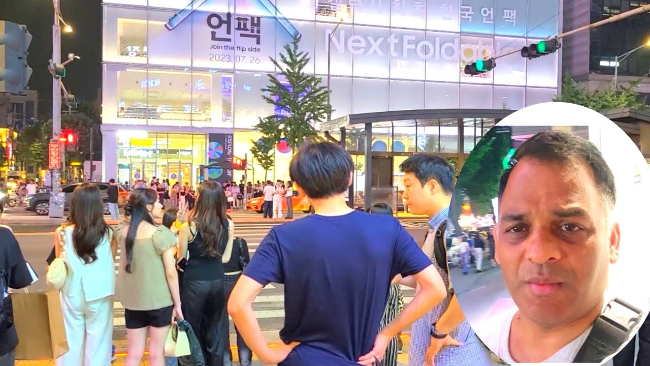 SEOUL KOREA : hongdae street night walk |Hongdae Friday Nightlife Seoul ...