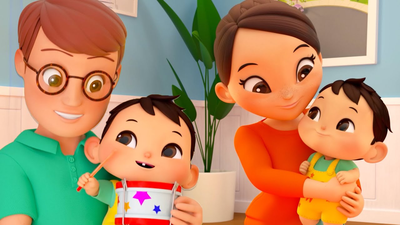 Play with Mommy Song 🛝🎶| Lellobee | Super Moms | Nursery Rhymes and ...