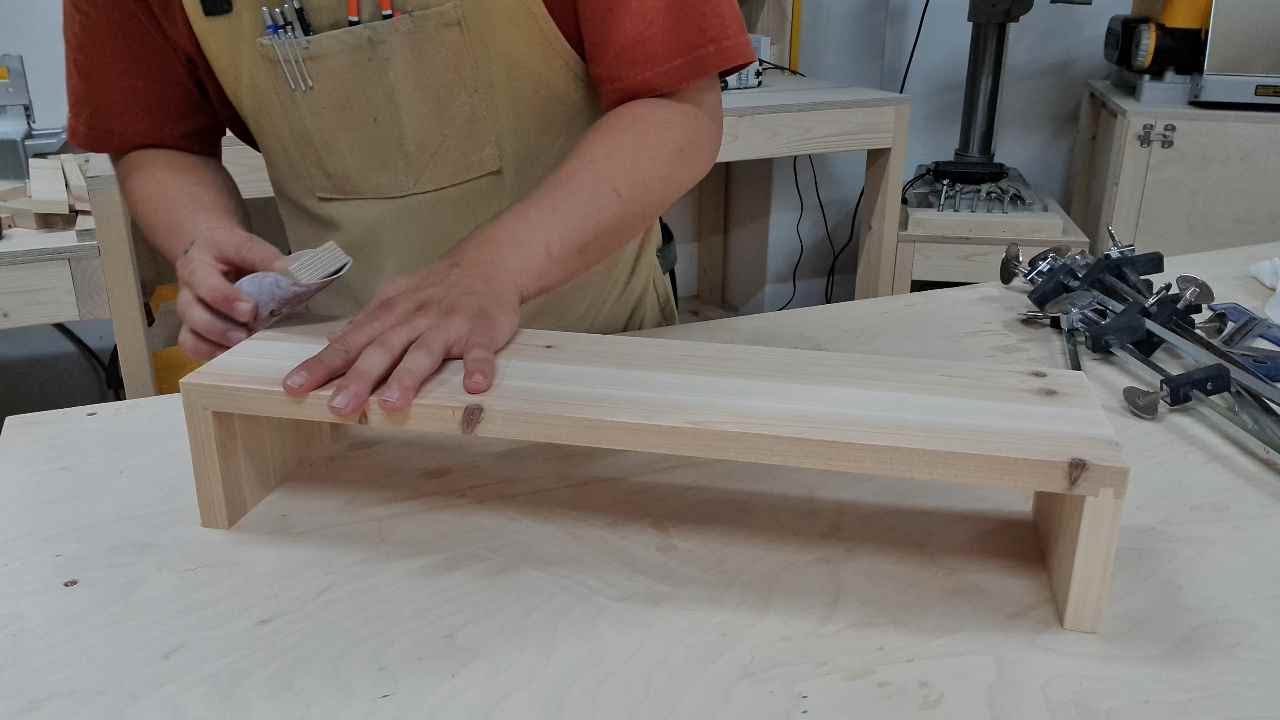 Making a Easy Monitor Stand [ Woodworking / DIY / 목공 ] - YouTube