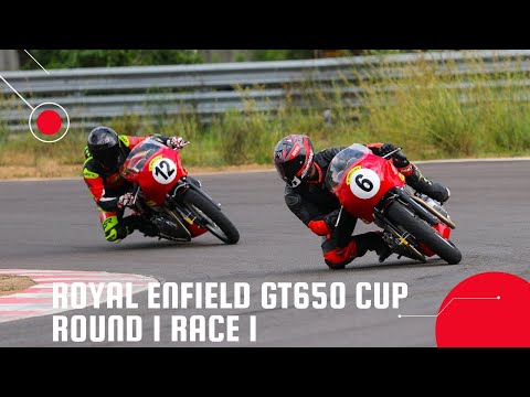 Royal Enfield GT 650 cup Round 1 Race 1 at Kari Motor Speedway