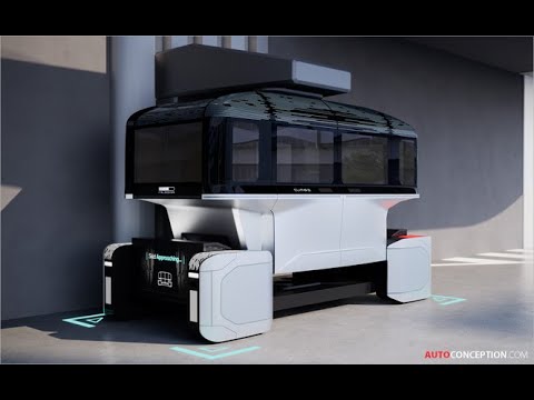 Italdesign's Next-Gen Autonomous EV Combines Mobility with Architecture - YouTube