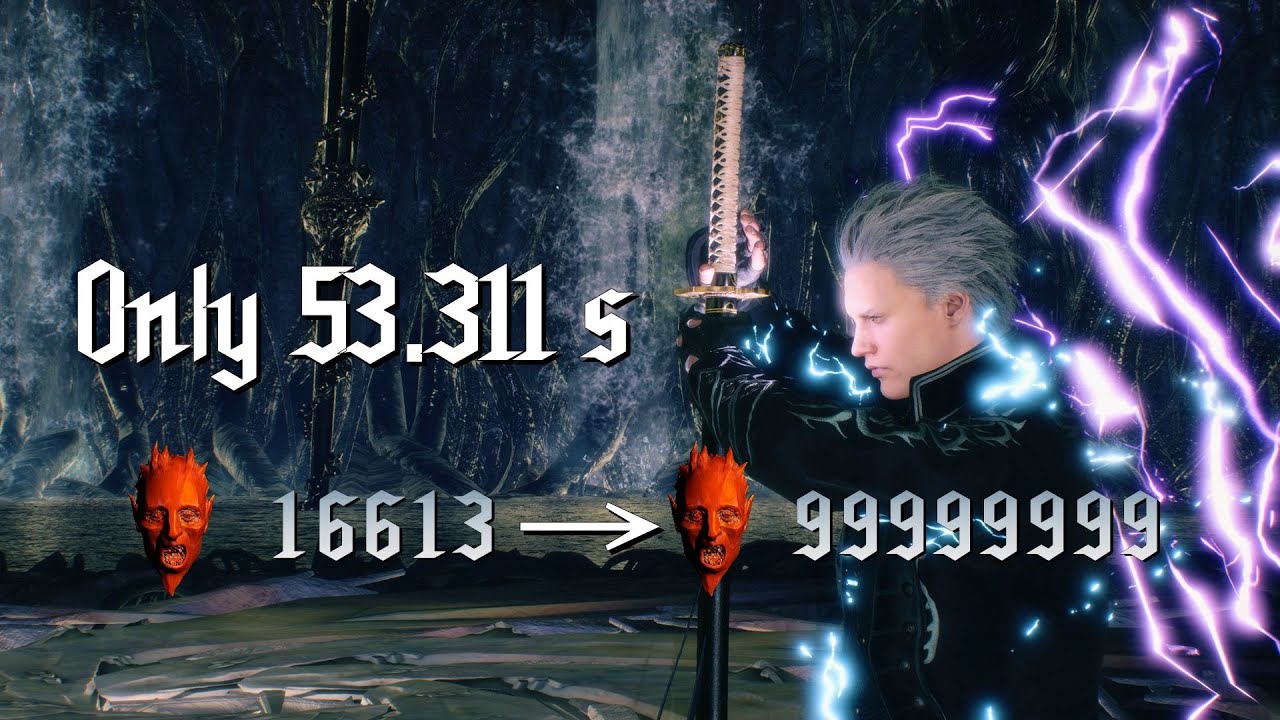 [ Devil May Cry 5 ] Only 53 seconds "99,999,999" Red Orbs New Method ...